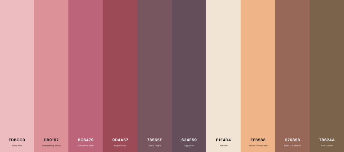 Colors from My Illustrations | Caper and Crow