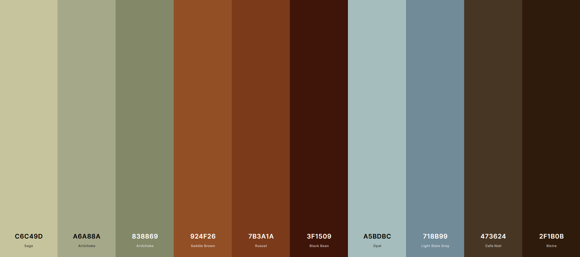 Colors from My Illustrations | Caper and Crow